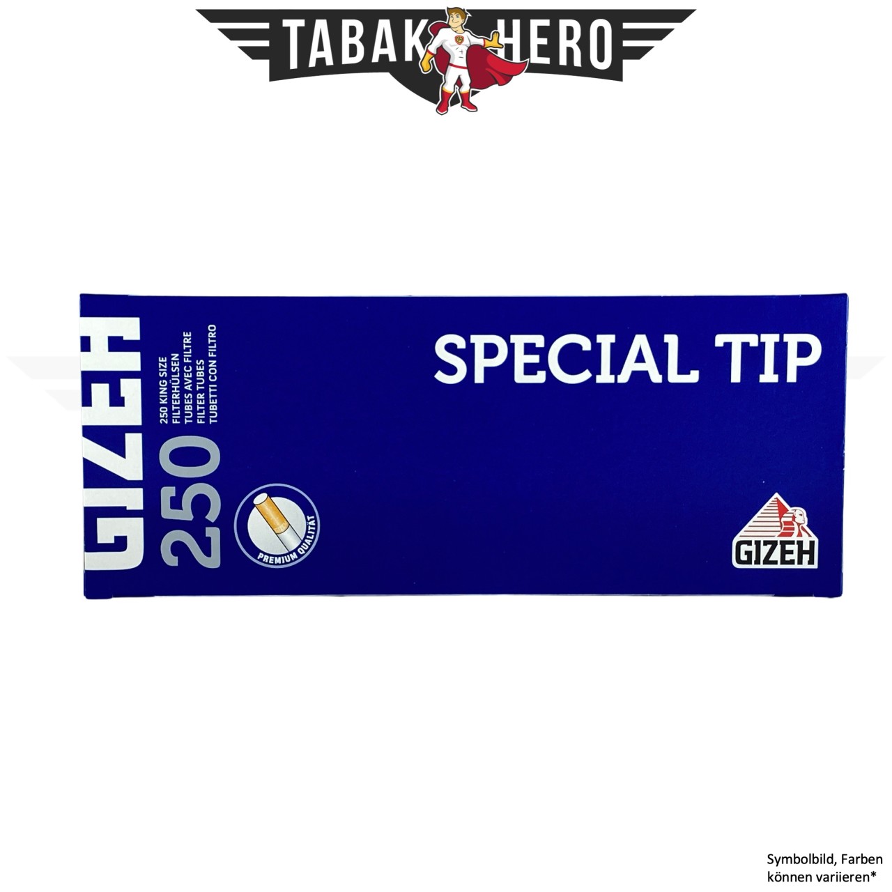 Gizeh Hülsen Special Tip Zigarettenhülsen (250 Hülsen)